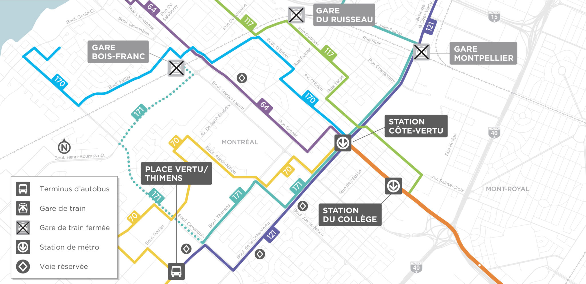 Secteur Côte-Vertu - Mobilité Montréal